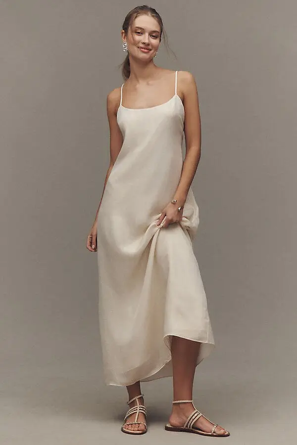 Cami Nyc Luz Sleeveless Maxi Dress - Cream | Editorialist