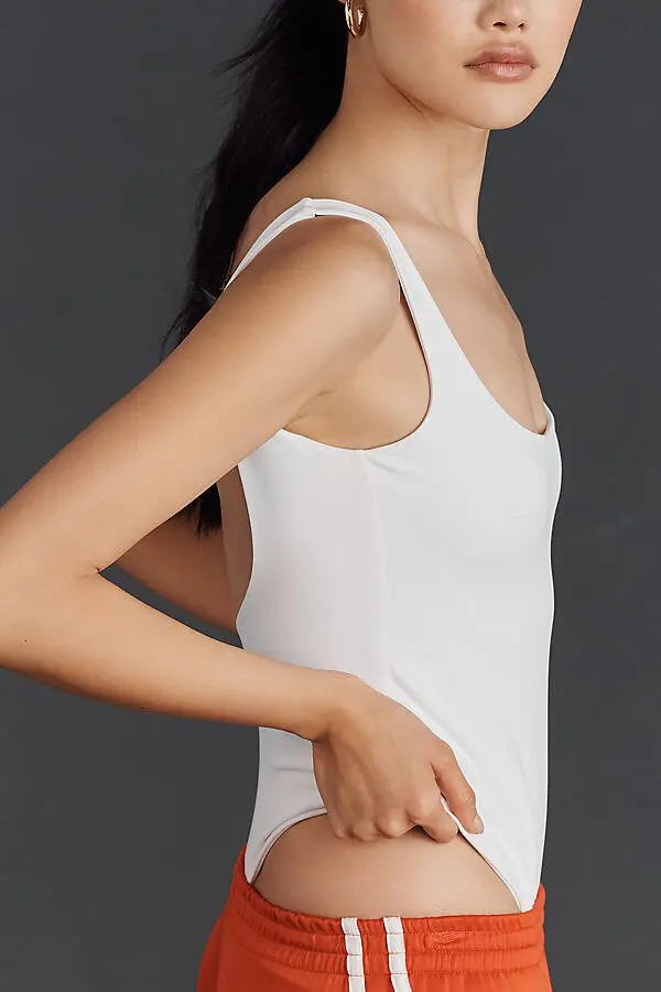 Susana Monaco Essential Low-back Bodysuit - White