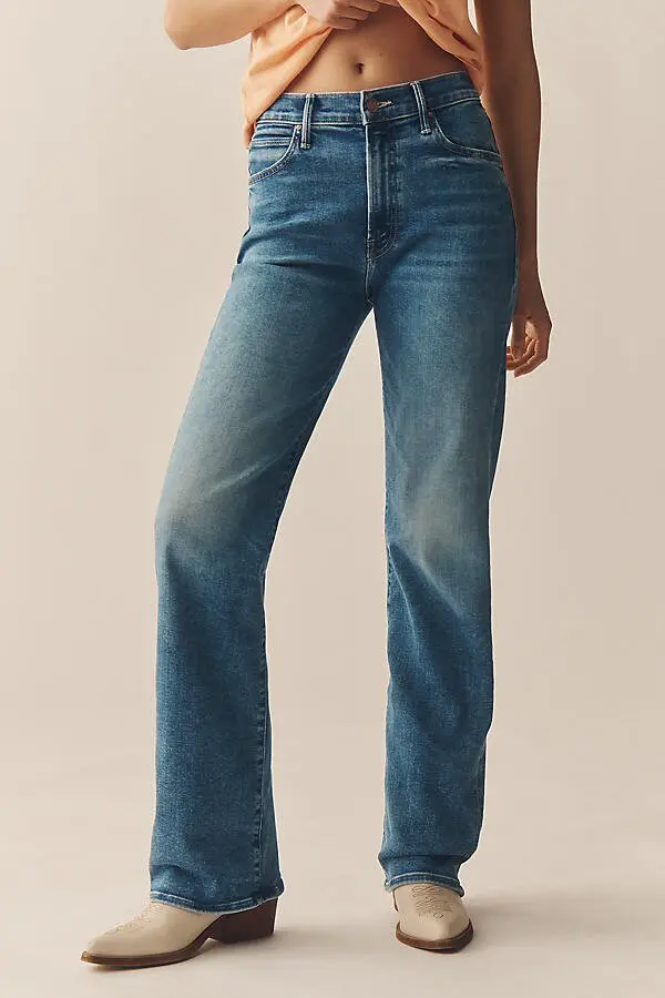 MOTHER The Kick It High-rise Straight-leg Jeans - Bitchn