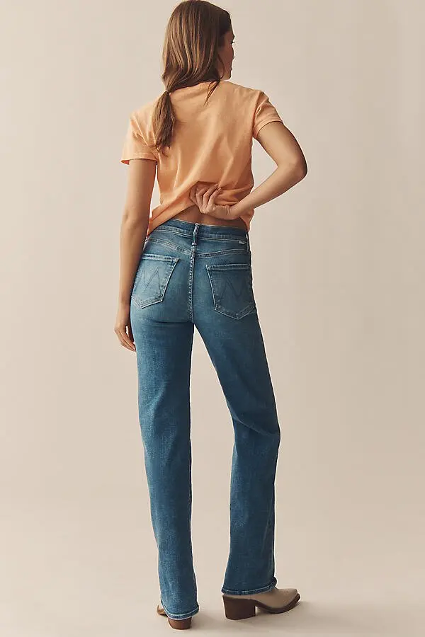 MOTHER The Kick It High-rise Straight-leg Jeans - Bitchn