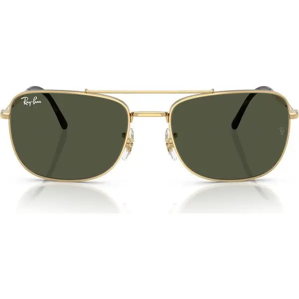 Ray-ban 62mm Rectangular Sunglasses - Arista