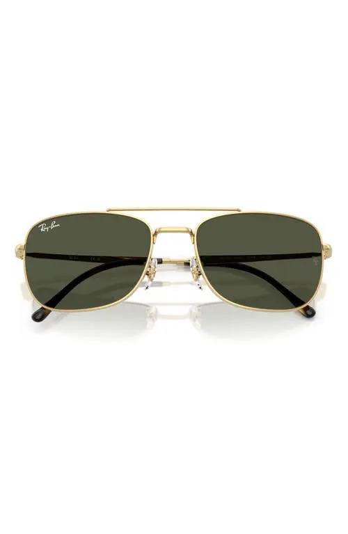 Ray-ban 62mm Rectangular Sunglasses - Arista