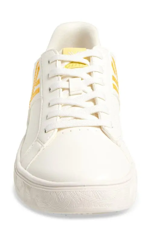 YY NATION Fractus Cactus Sneaker - White /yellow /lemon /white