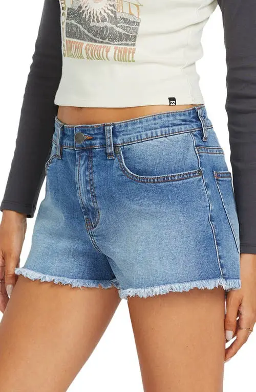 BILLABONG Drifter Cutoff Denim Shorts - Medium Surf Spray