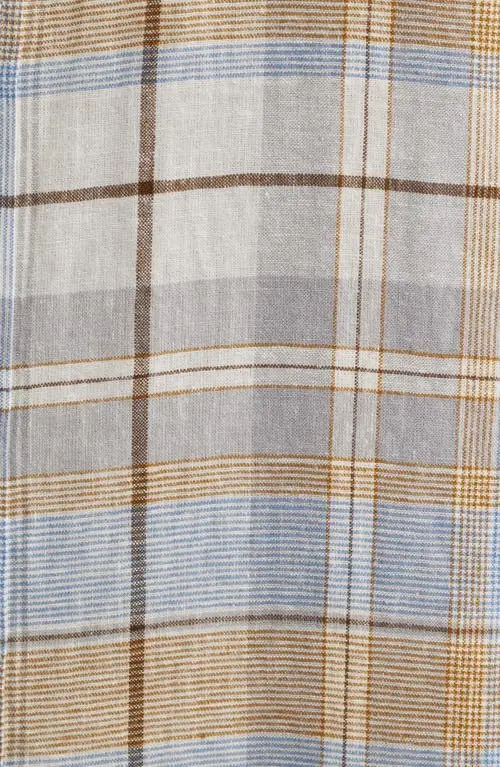 Pendleton Dawson Plaid Linen Blend Button-up Shirt