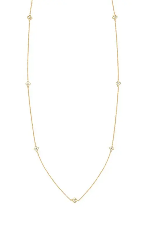 Bony Levy Mykonos Diamond Station Necklace - 18k Yellow Gold
