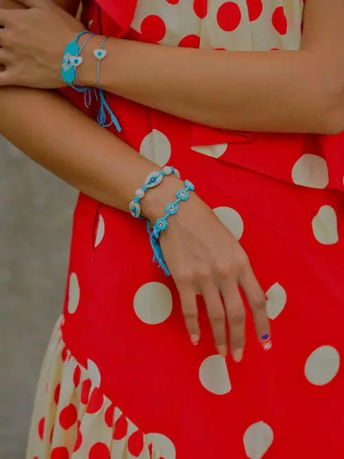 VENESSA ARIZAGA Heart Eye Bracelet Set