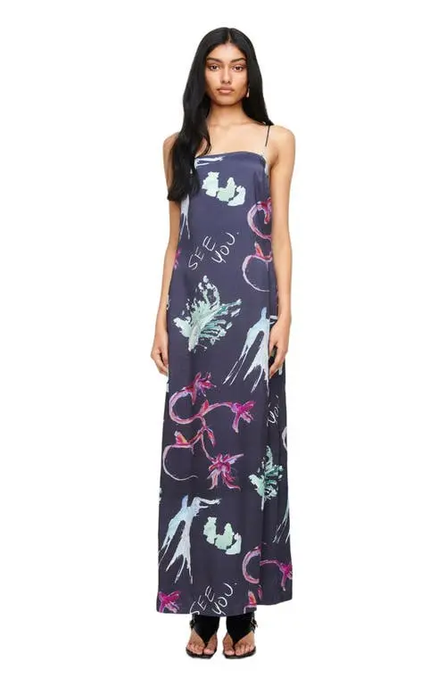 ROMY THE BRAND Printed Column Dress