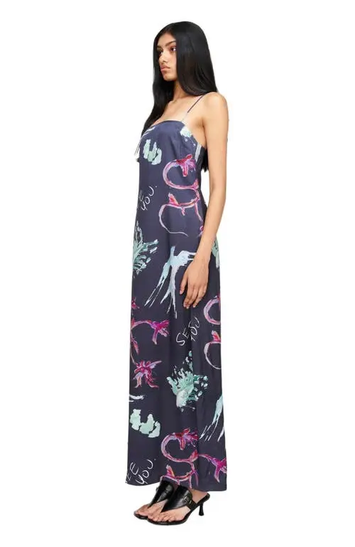 ROMY THE BRAND Printed Column Dress
