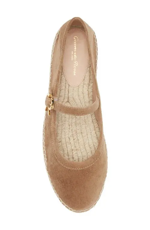 GIANVITO ROSSI Elda Espadrille Sandals - Camel