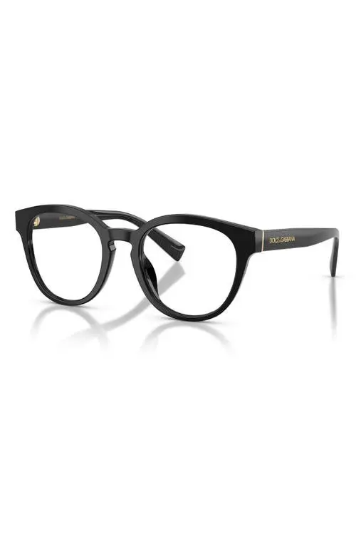 Dolce & Gabbana 52mm Phantos Optical Glasses - Black