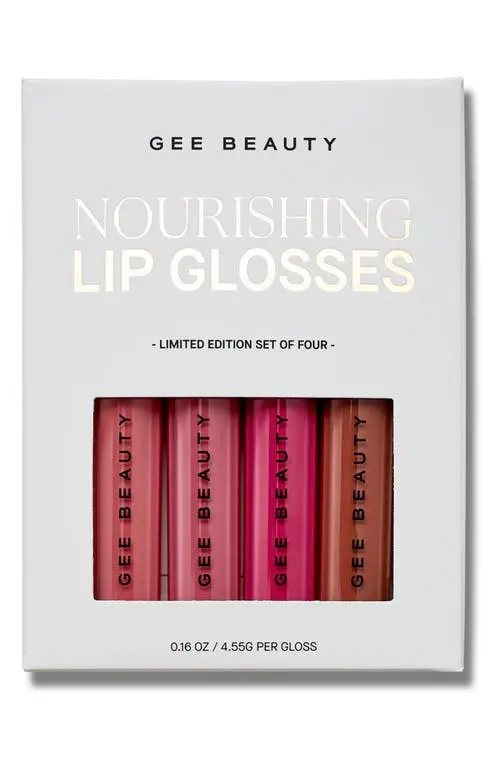 Gee Beauty Nourishing Lip Gloss Set - No Color