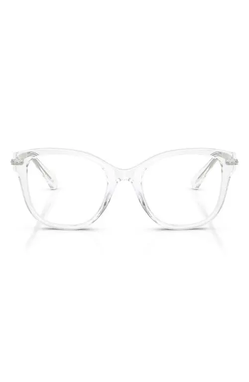 SWAROVSKI 51mm Square Optical Glasses - Transparent/ Demo Lens