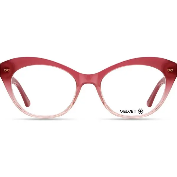 VELVET EYEWEAR Minnie 54mm Cat Eye Optical Glasses - Gradient Red