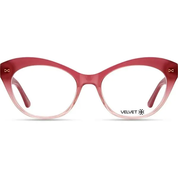 VELVET EYEWEAR Minnie 54mm Cat Eye Optical Glasses - Gradient Red