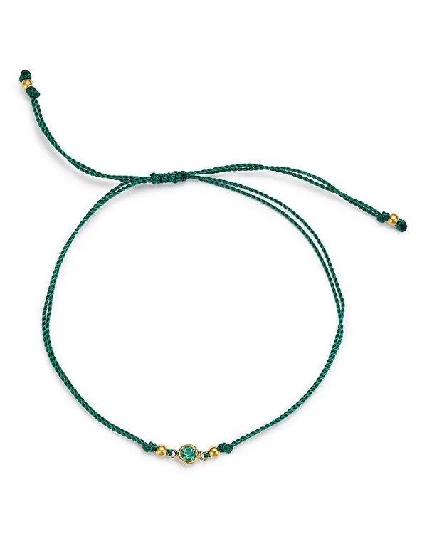 Zoe Chicco 14k Yellow Gold Emerald Bracelet - Green