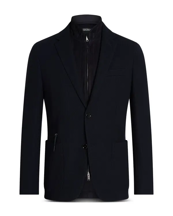 Zegna High Performance Jersey Suit Jacket