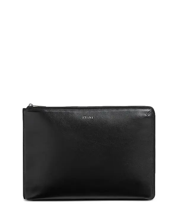 Zegna Leather Wallet - Black