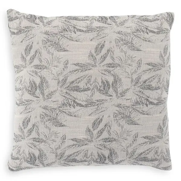 ANNIE SELKE Theodore Reversible Matelasse Euro Sham - Charcoal