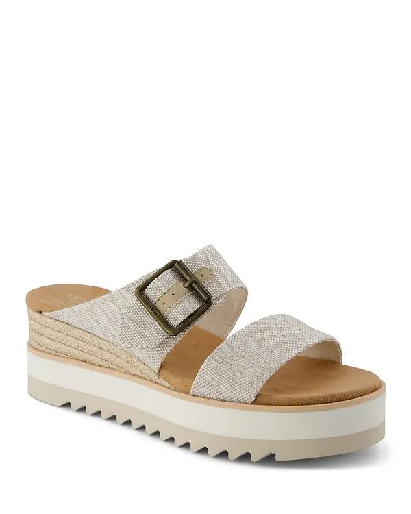 Toms Diana Platform Sandals - Natural