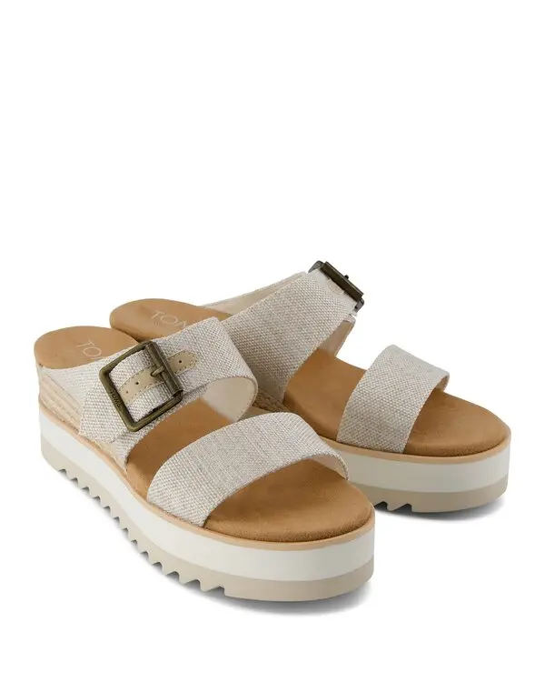 Toms Diana Platform Sandals - Natural