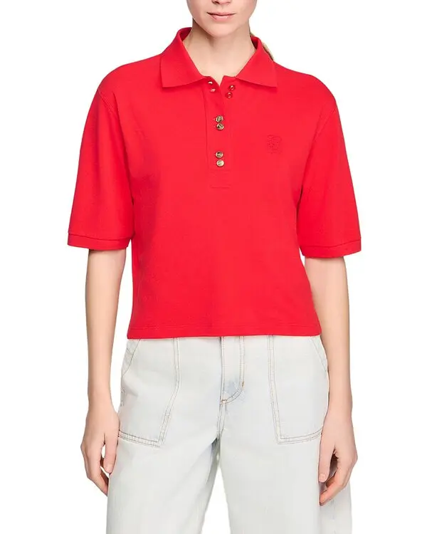 Sandro Polo Shirt - Red