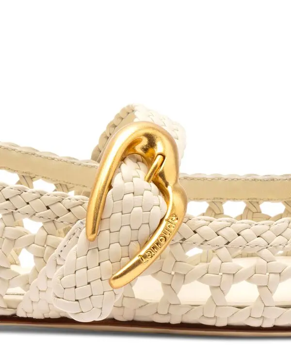 Larroude Verona Macrame Ballet Flats
