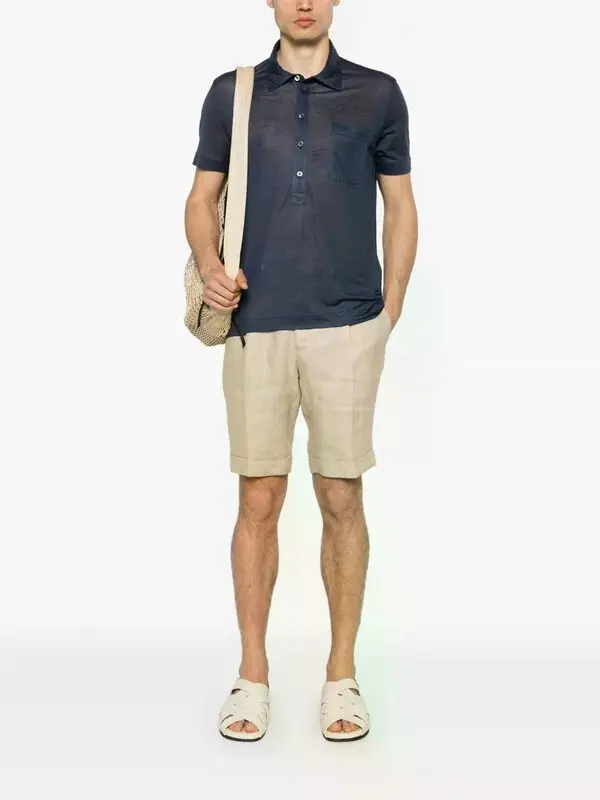 TOM FORD Slub-texture Polo Shirt