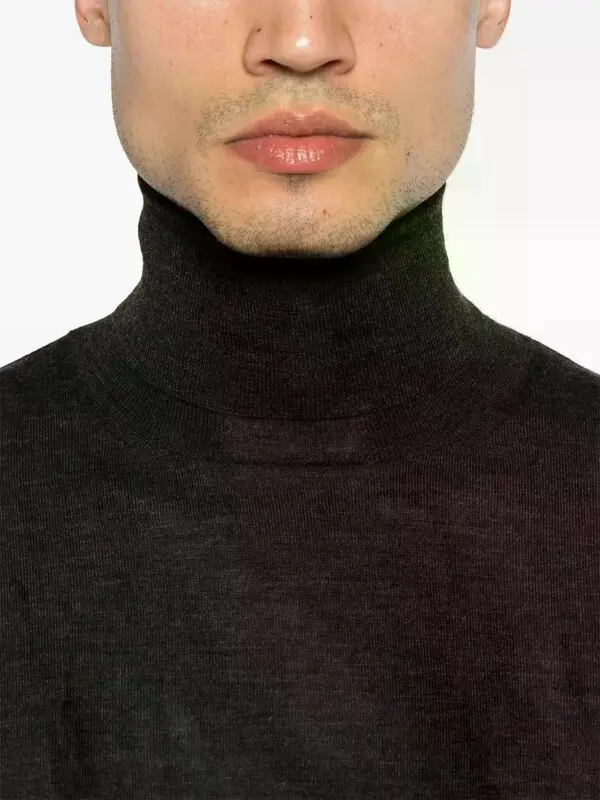 KANGRA Fine-knit Sweater - Grey