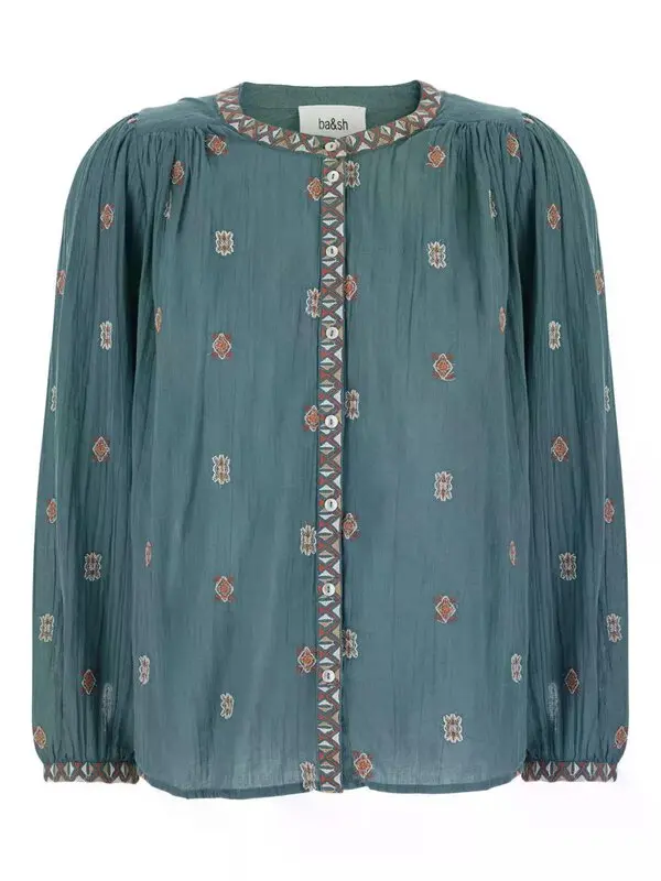 Ba&sh Daphne Embroidered Blouse