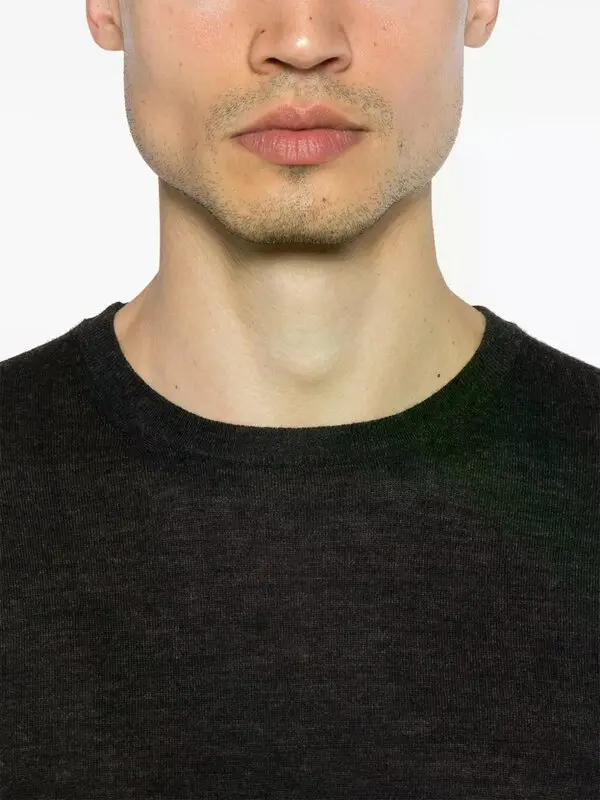 KANGRA Fine-knit T-shirt - Grey