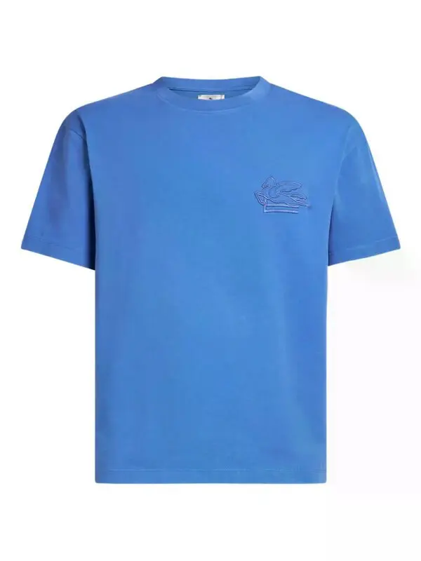 Etro Logo-embroidered T-shirt