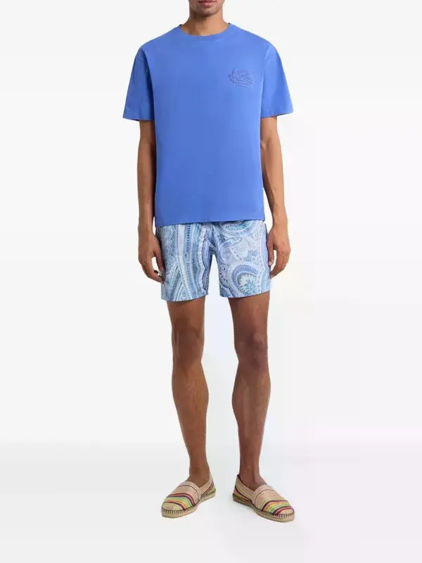 Etro Logo-embroidered T-shirt