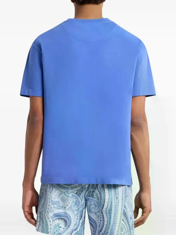 Etro Logo-embroidered T-shirt