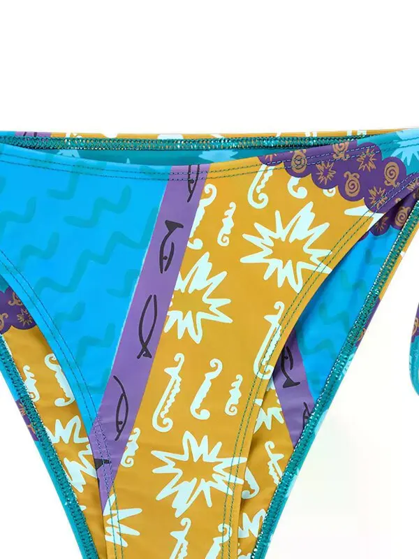 DONDE ESTEBAN Estrellitas Bikini Top - Blue