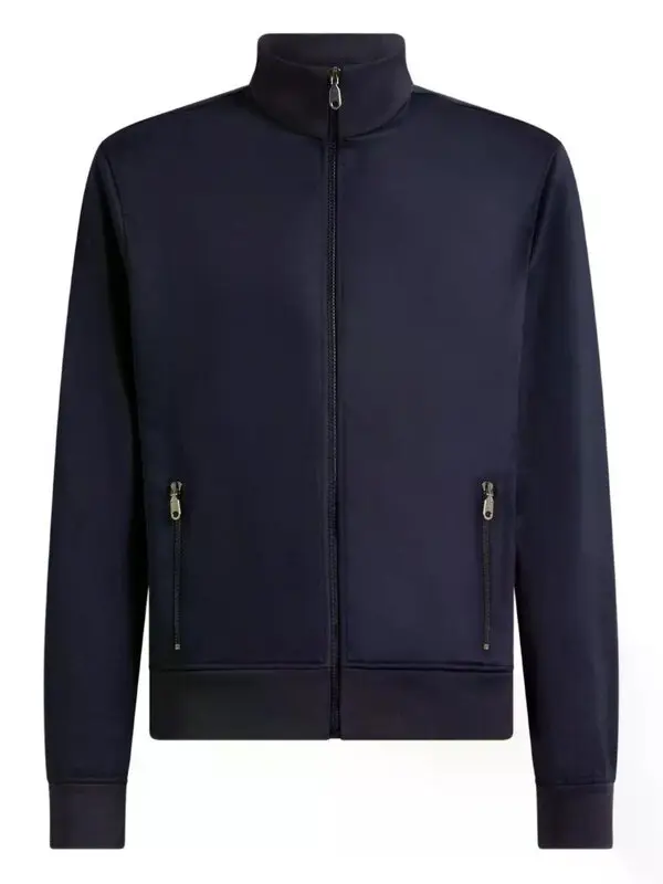 Etro Logo-print Zip-up Sweatshirt