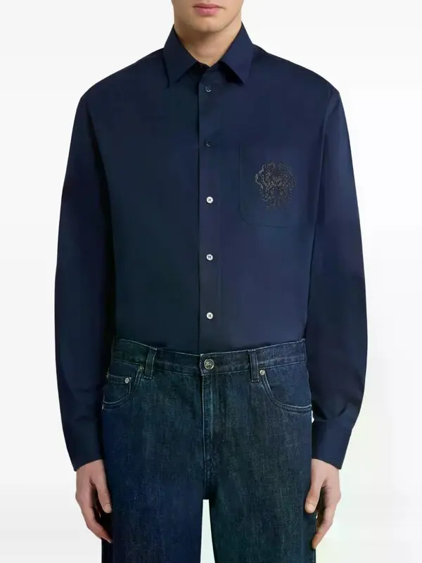 Etro Logo-embroidered Shirt