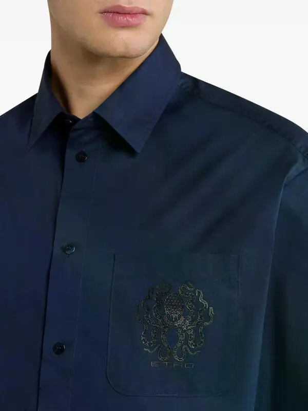 Etro Logo-embroidered Shirt