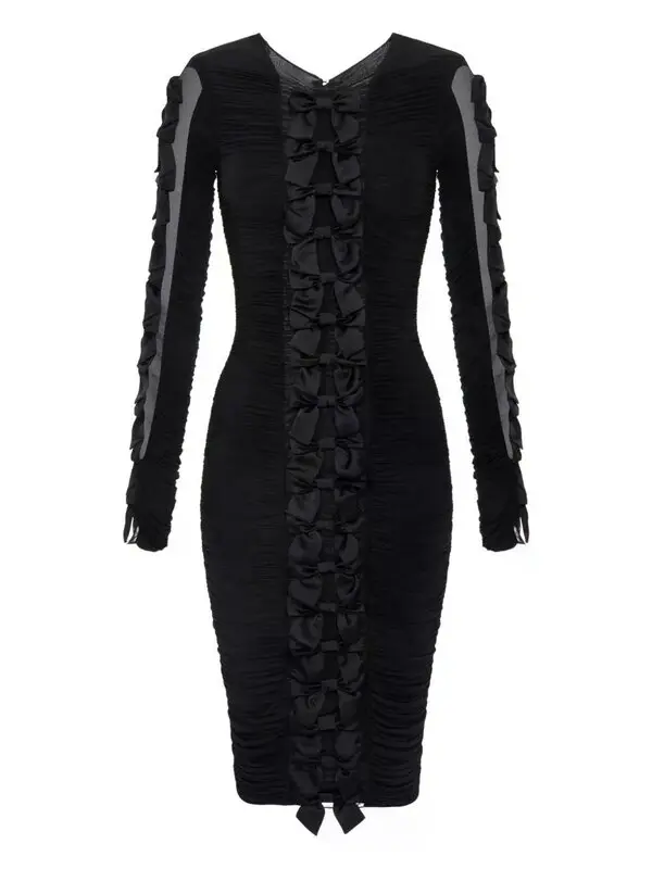 Elisabetta Franchi Bow-embellished Midi Dress