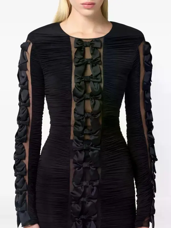 Elisabetta Franchi Bow-embellished Midi Dress