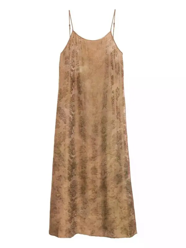 UMA WANG Anaya Midi Dress - Brown
