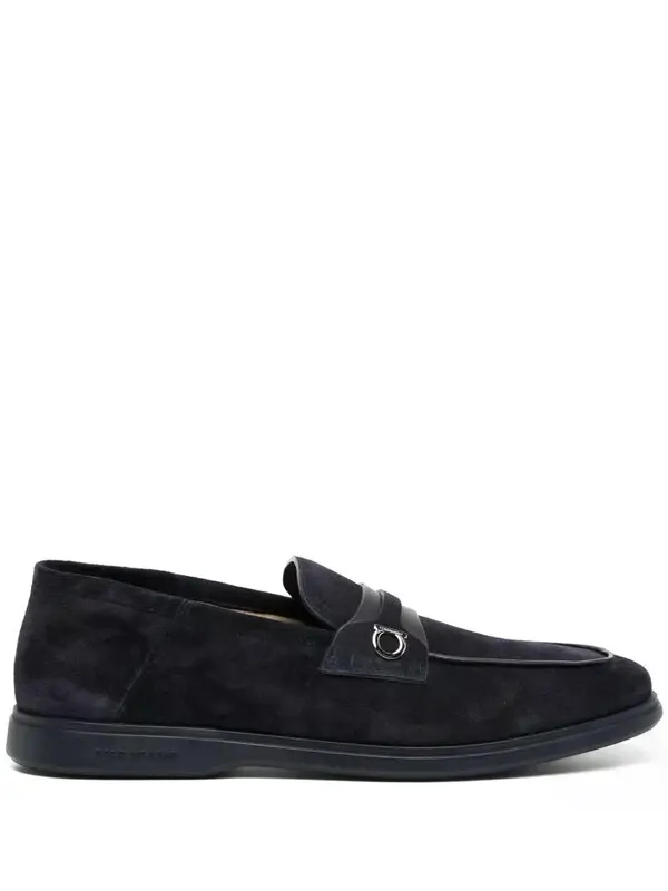 FERRAGAMO Gancini Loafers - Blue