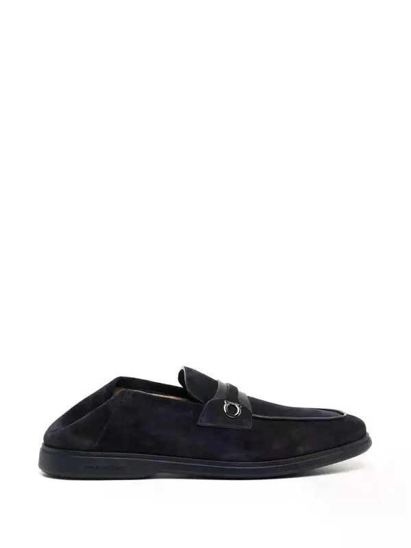 FERRAGAMO Gancini Loafers - Blue