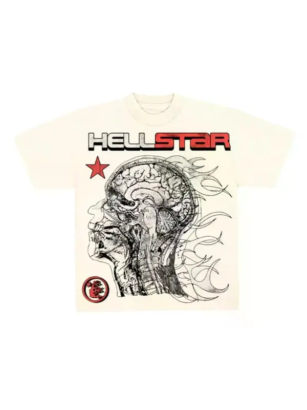 HELLSTAR Human Development T-shirt - Neutrals