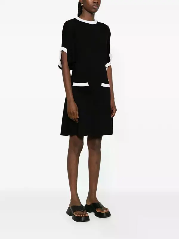 Moschino Contrast-trim Mini Dress