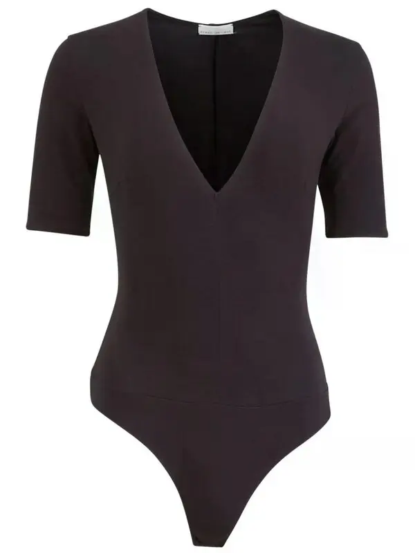 FLEUR DU MAL Deep V-neck Bodysuit