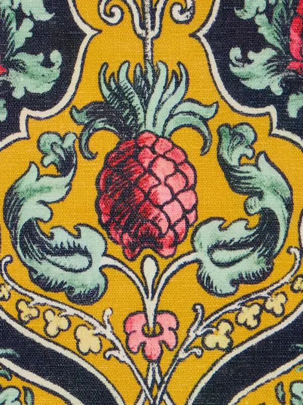 La DoubleJ Ananas-print Napkin - Yellow