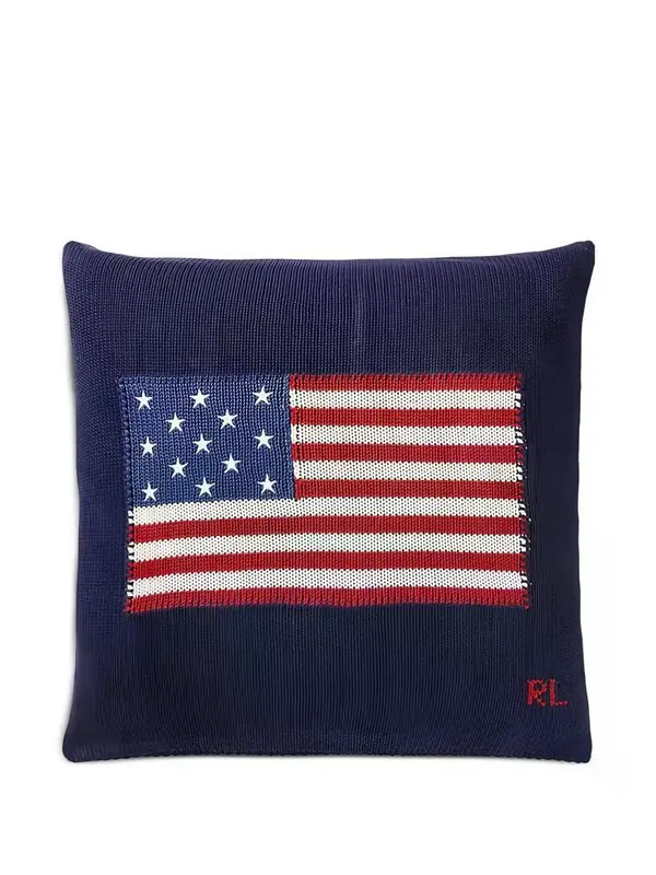 Ralph Lauren Flag-embroidered Cushion