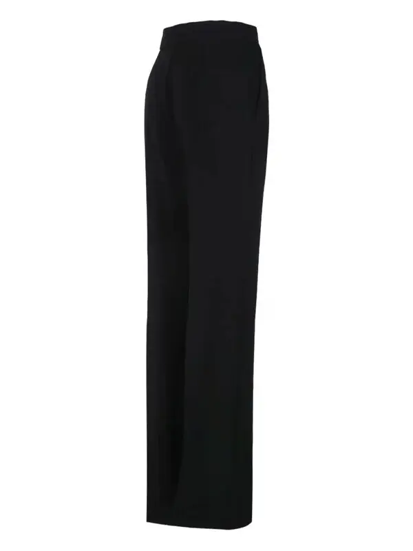 Max Mara Concealed-fastening Trousers - Black