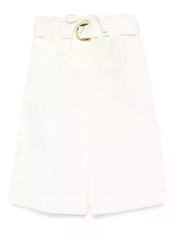 Zimmermann Illuminate Bermuda Shorts - White
